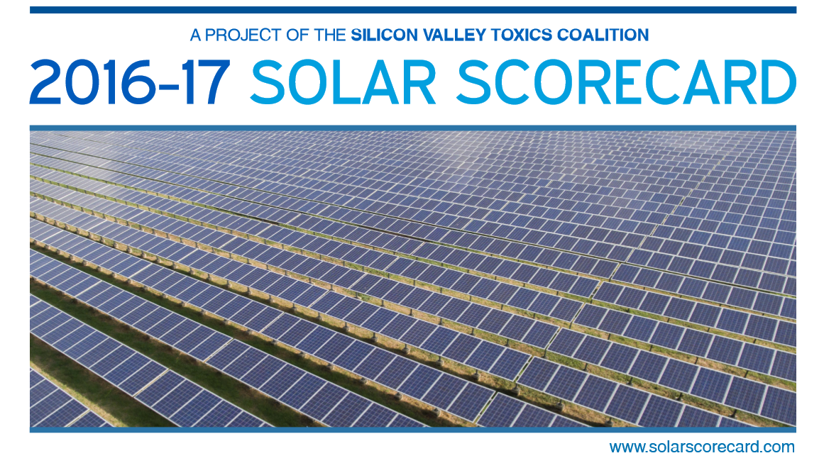 JinkoSolar a leader in 2016/17 Silicon Valley Toxics Coalition Solar ...